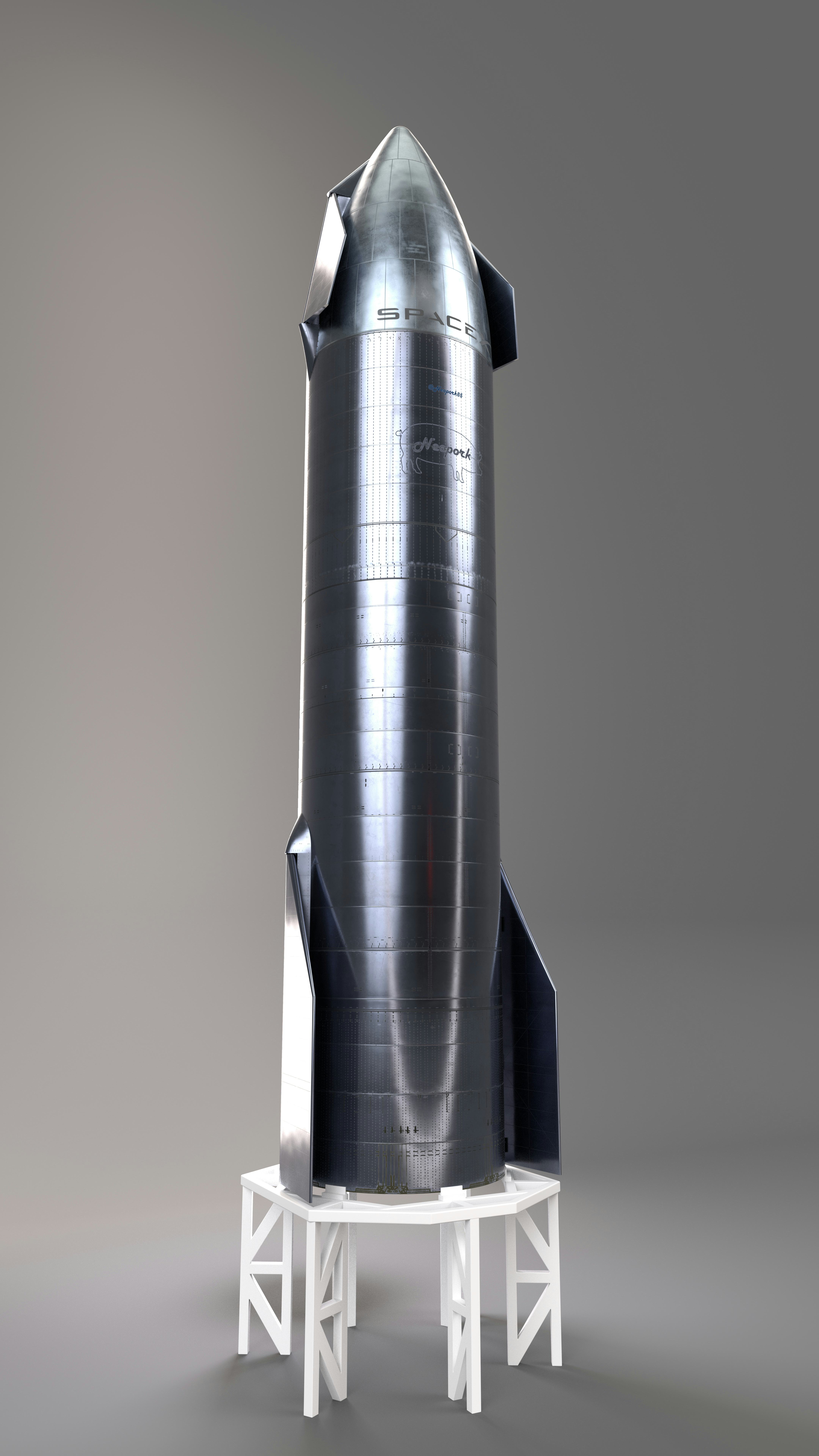 SpaceX Starship: Elon Musk responds to impressive render of future launch