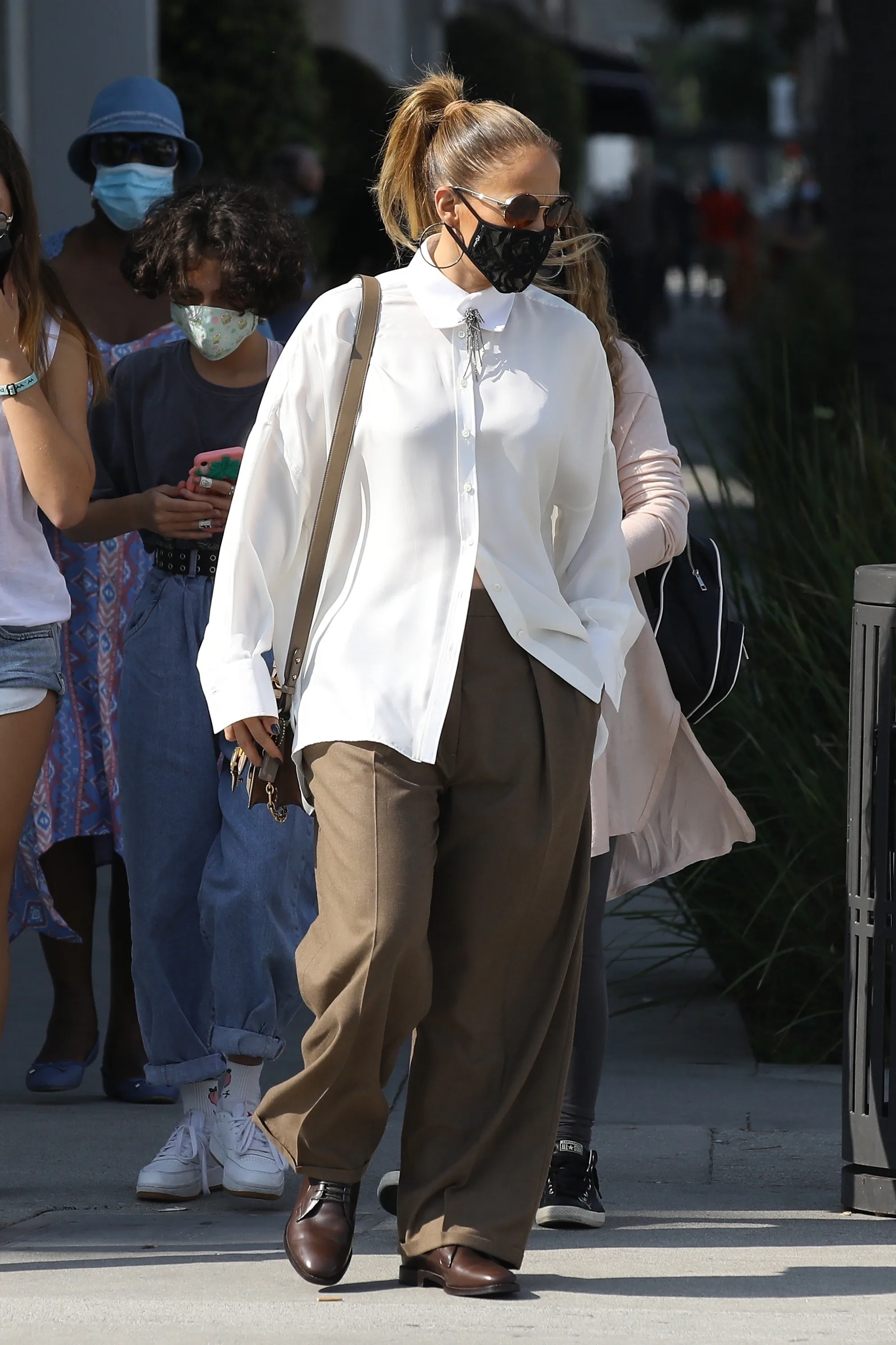 J.Lo's Menswear-Inspired Look Is So Different From Her Typical Style