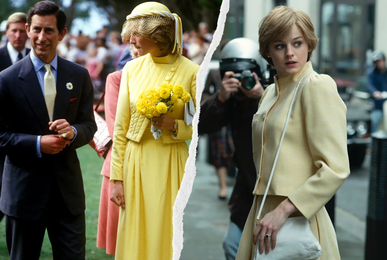 Every Princess Diana Look Recreated On 'The Crown' By Emma Corrin