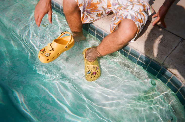 The Justin Bieber x Crocs Collab Comes In Drew House Yellow
