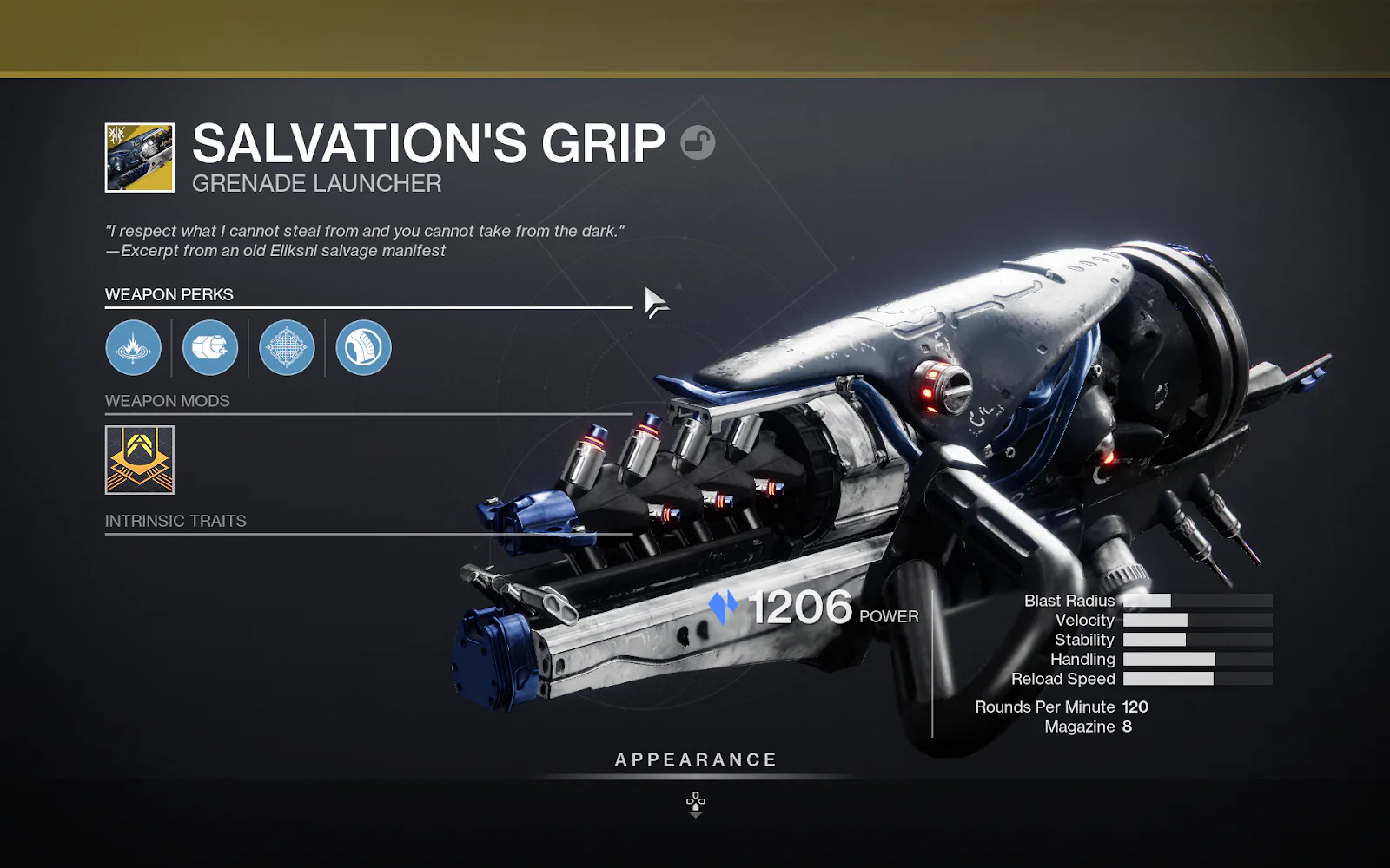 'Destiny 2' Salvation's Grip quest: How to get the Exotic grenade launcher