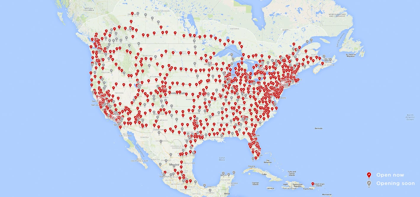 Tesla's new Supercharger station is the largest ever