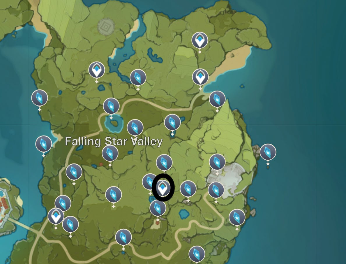 'Genshin Impact' Meteorite Shard locations map: Where to find 7 per area