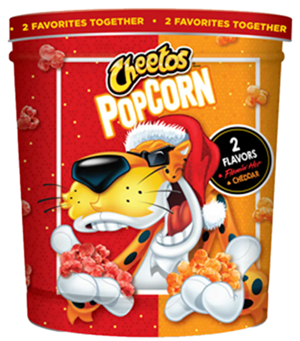 The Cheetos Popcorn Holiday Tin From Walmart Is Perfect