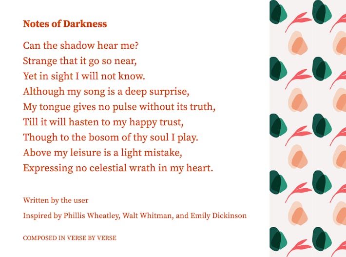 Google’s new AI poetry tool will help you tidy up your rhymes