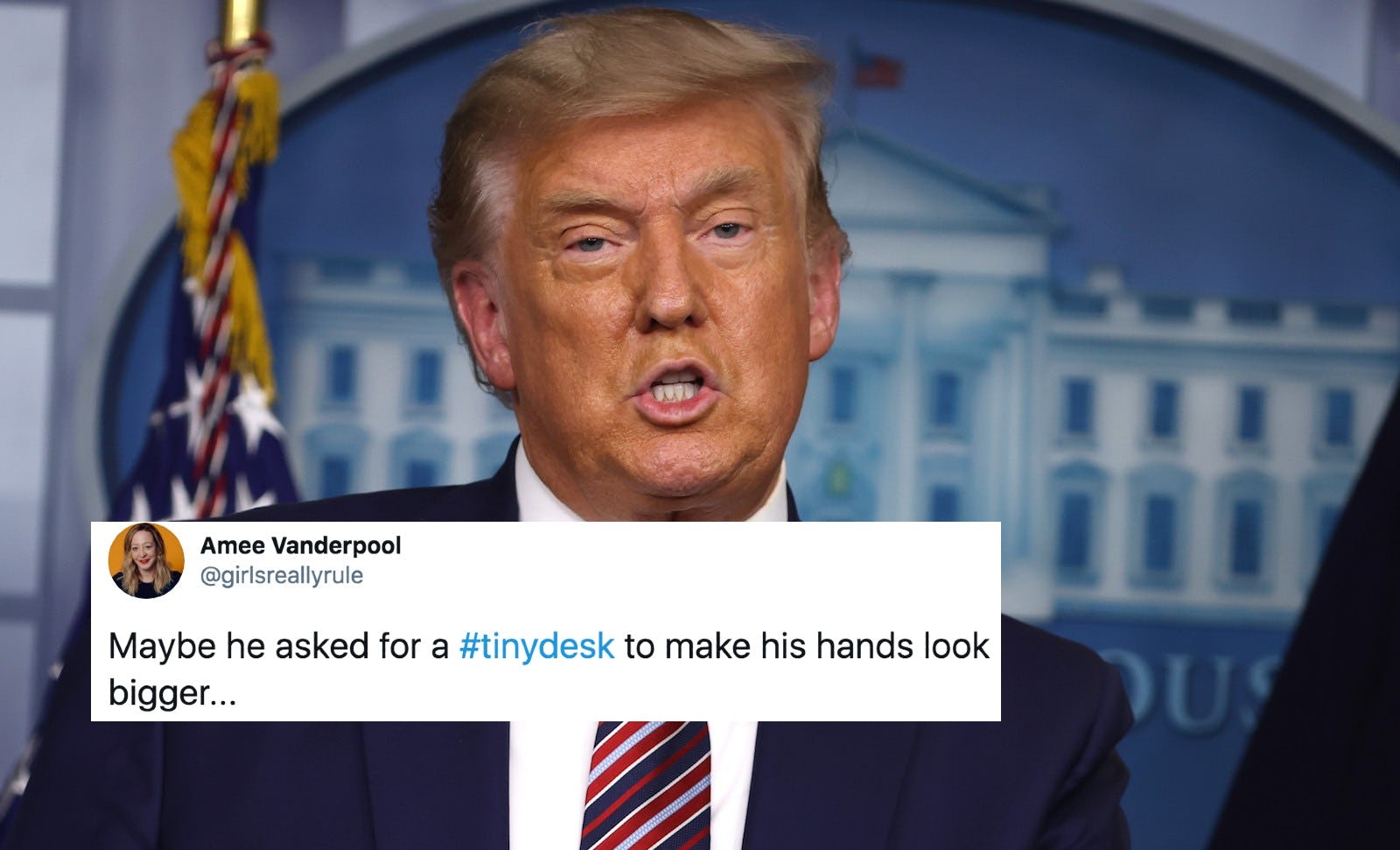 These Tweets About Trump’s Tiny Desk From His Thanksgiving Address Are ...