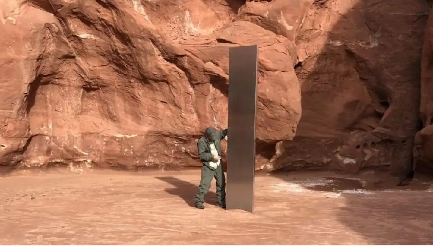 The story of the weird, mystery monolith in Utah just got weirder