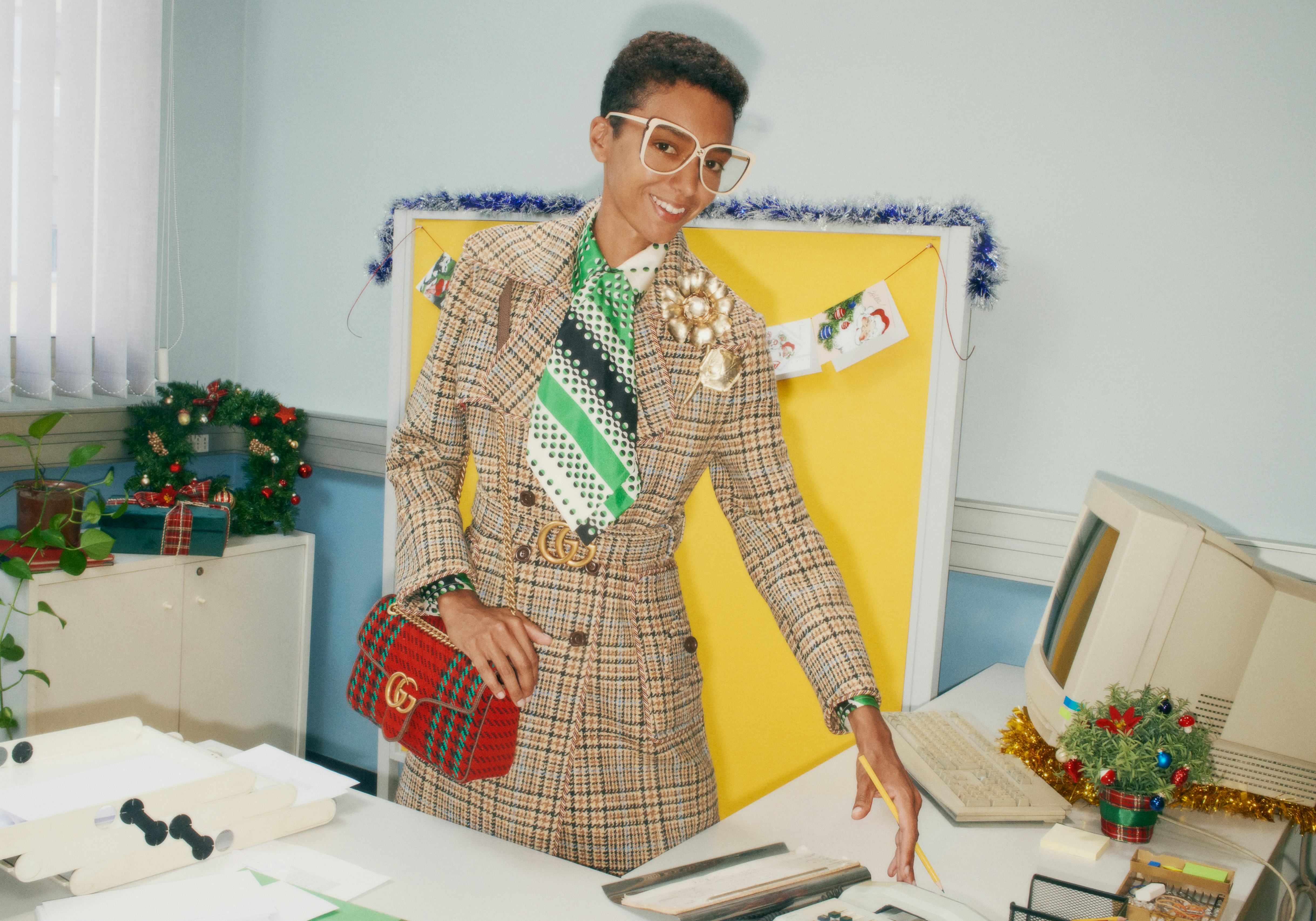 Gucci's New Campaign Is Inspired By '80s Holiday Office Parties