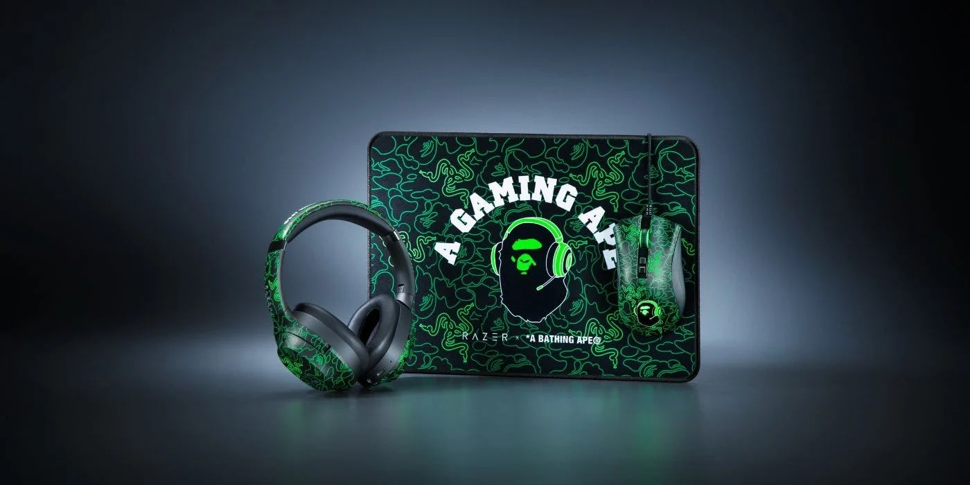 Bape and Razer made the streetwear x gaming collection no one asked for