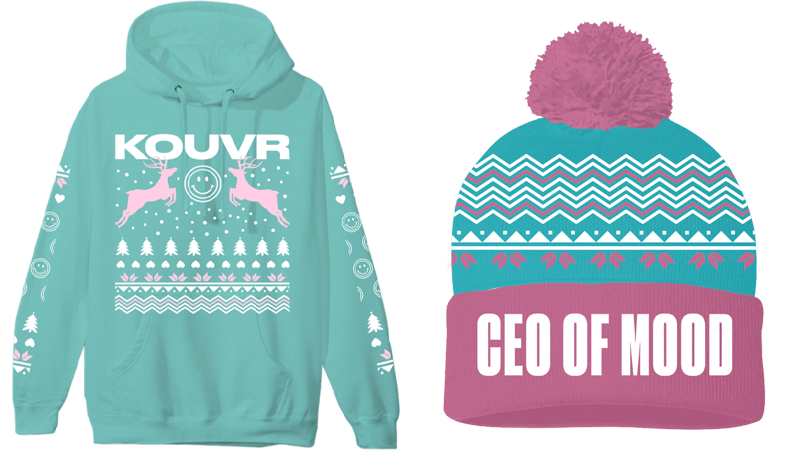 Hype House's Kouvr's Holiday 2020 Merch Is Such A Cozy Mood