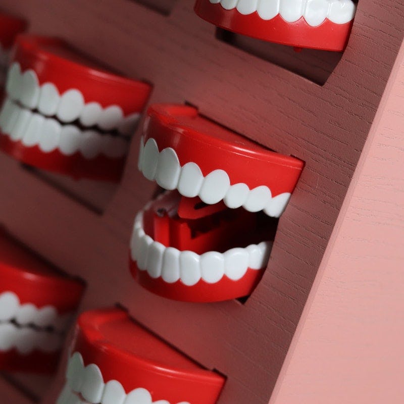 A synth built from chattering fake teeth is 2020's perfect soundtrack