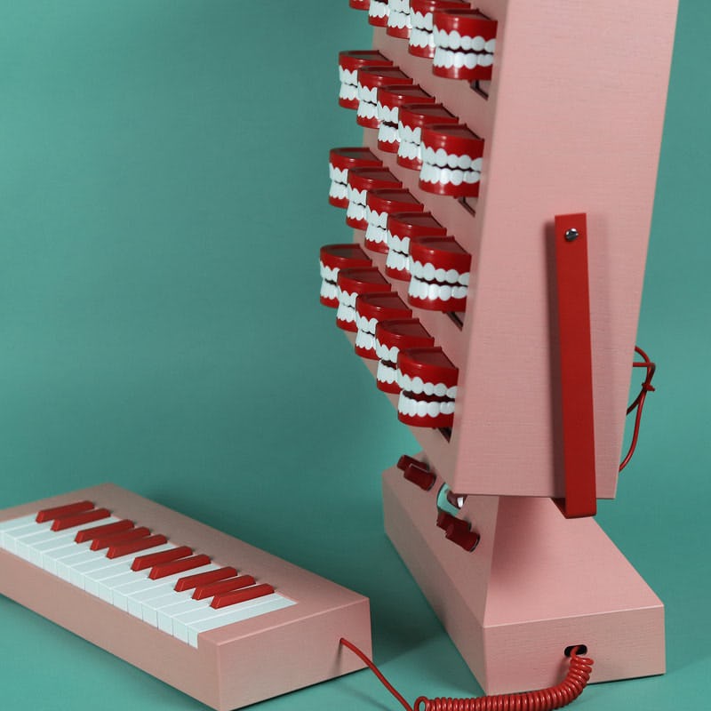 A synth built from chattering fake teeth is 2020's perfect soundtrack