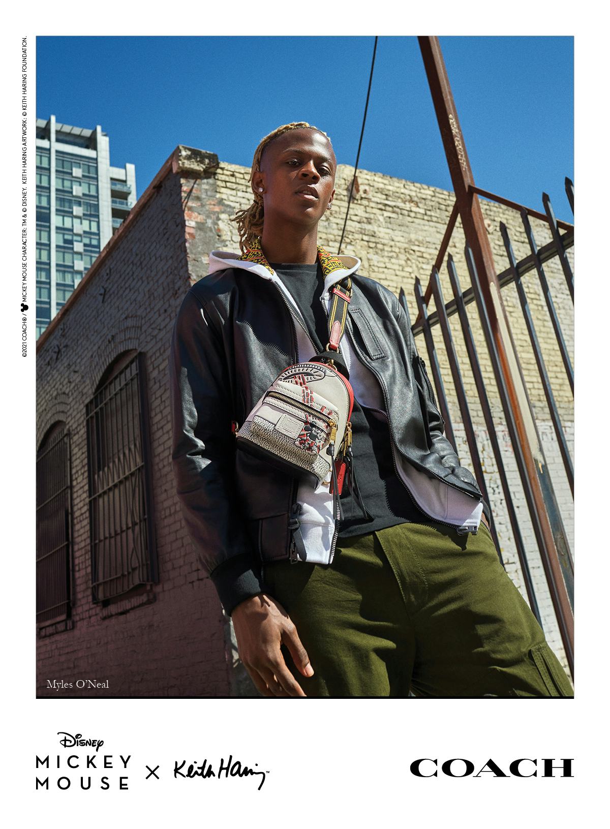 Cole Sprouse & Kaia Gerber Star In Coach's Disney x Keith Haring Campaign