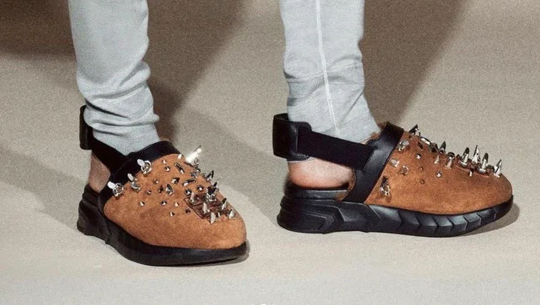 Givenchy made its own monstrous, spiky version of Crocs