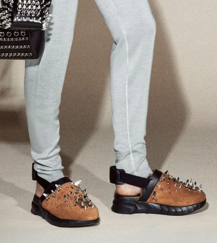 Givenchy made its own monstrous, spiky version of Crocs