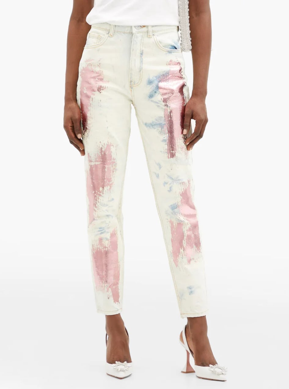 Painted Jeans Are The Next DIY Denim Trend
