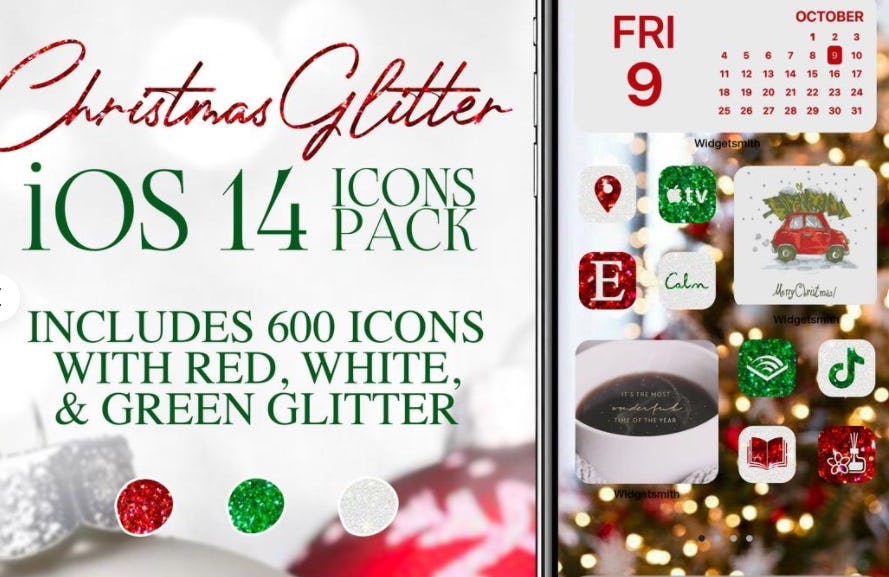 22 Holiday iOS 14 Home Screen Designs To Make You Feel Merry