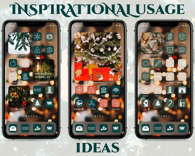 22 Holiday iOS 14 Home Screen Designs To Make You Feel Merry