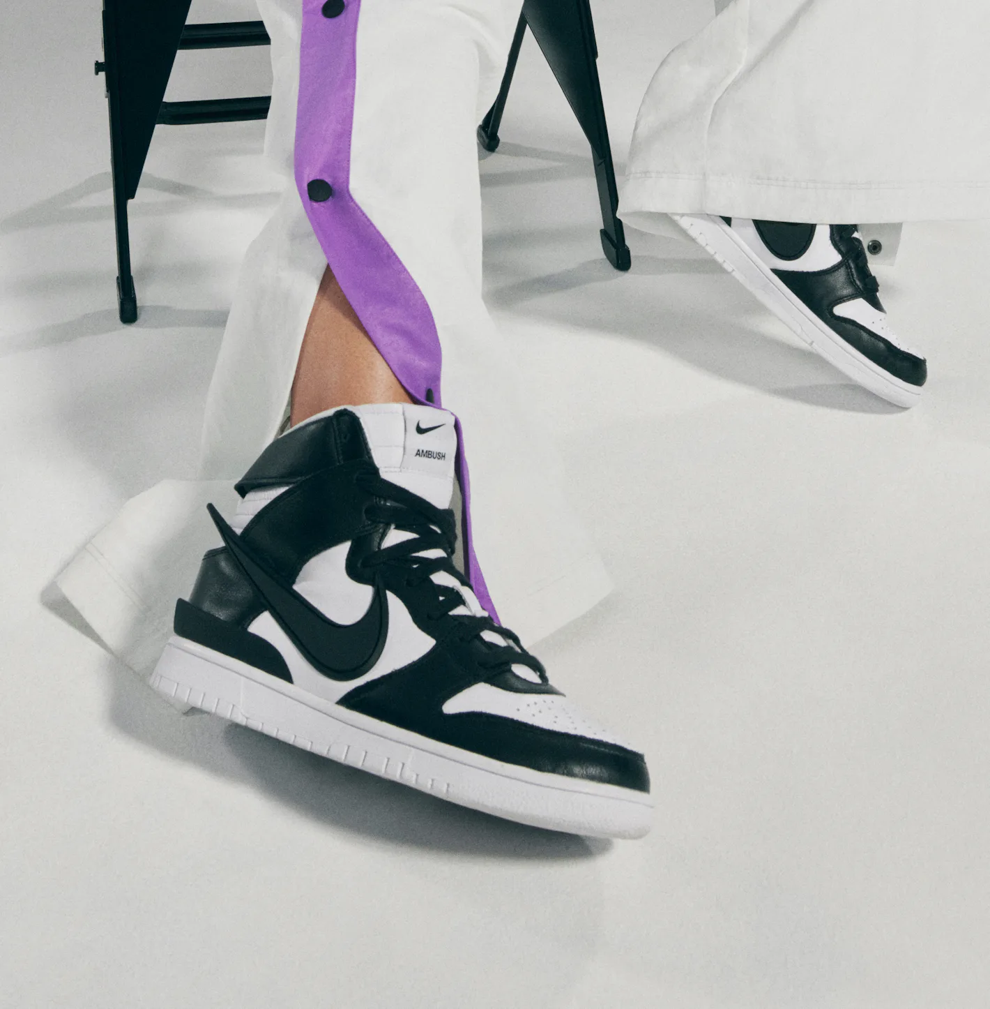 Ambush's fiery Nike Dunk High shoe drops next week, along with an NBA ...