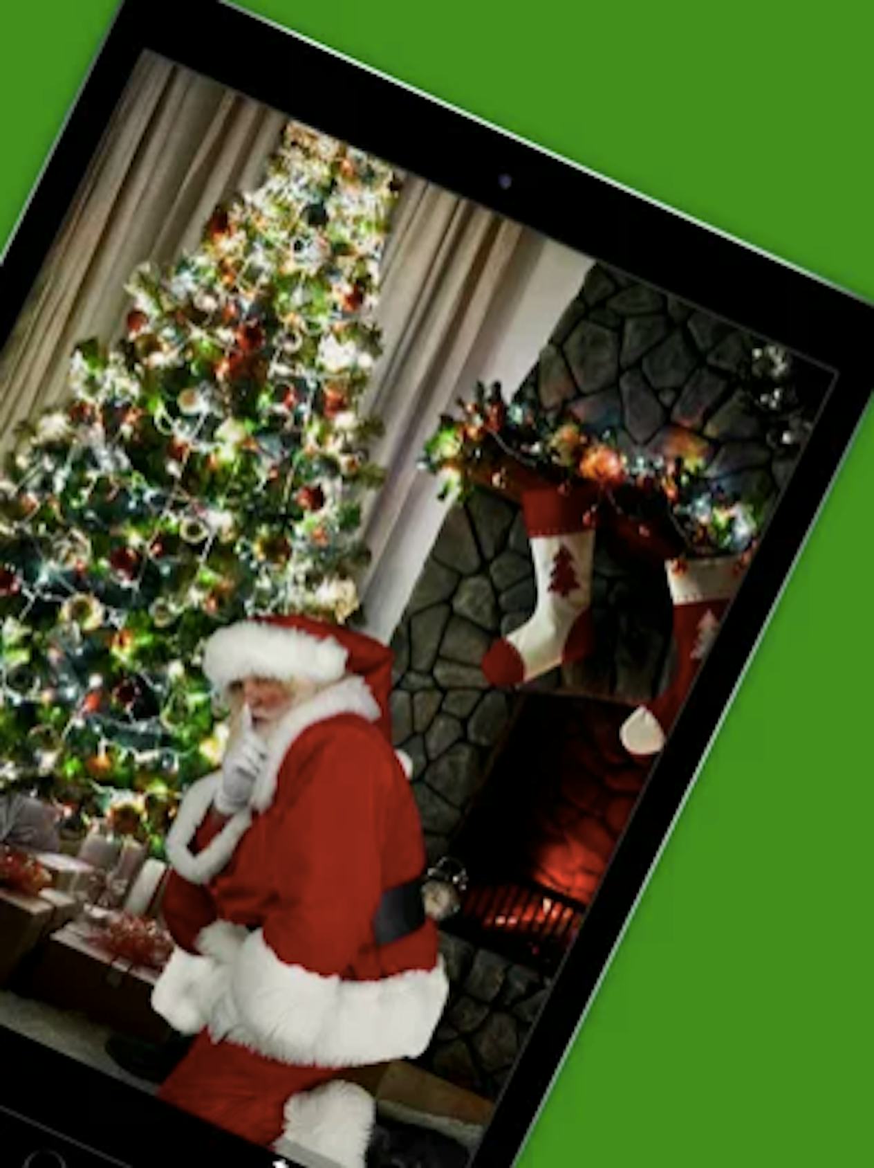 Photoshop Santa Into Your Living Room With Free 'Catch Santa' Apps