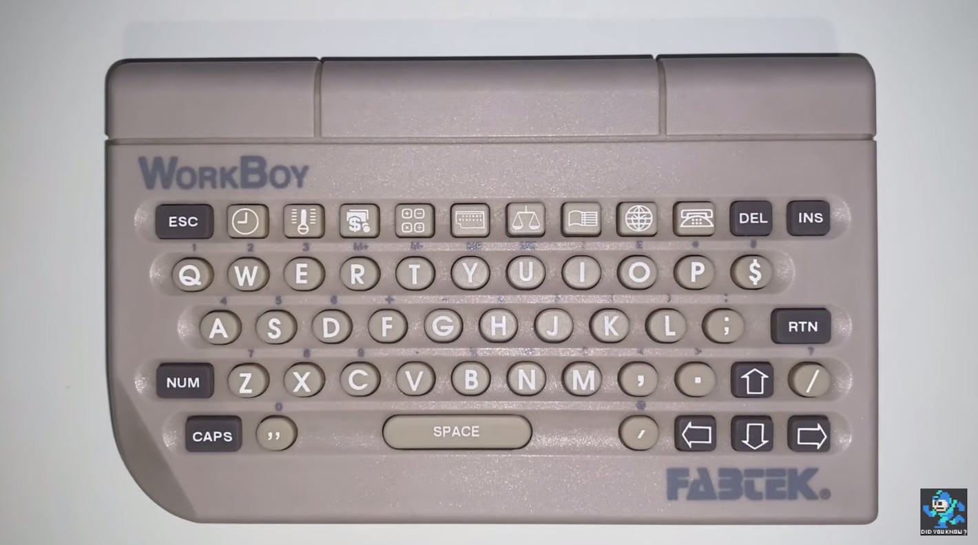 Meet the WorkBoy, Nintendo’s long-lost Game Boy productivity device