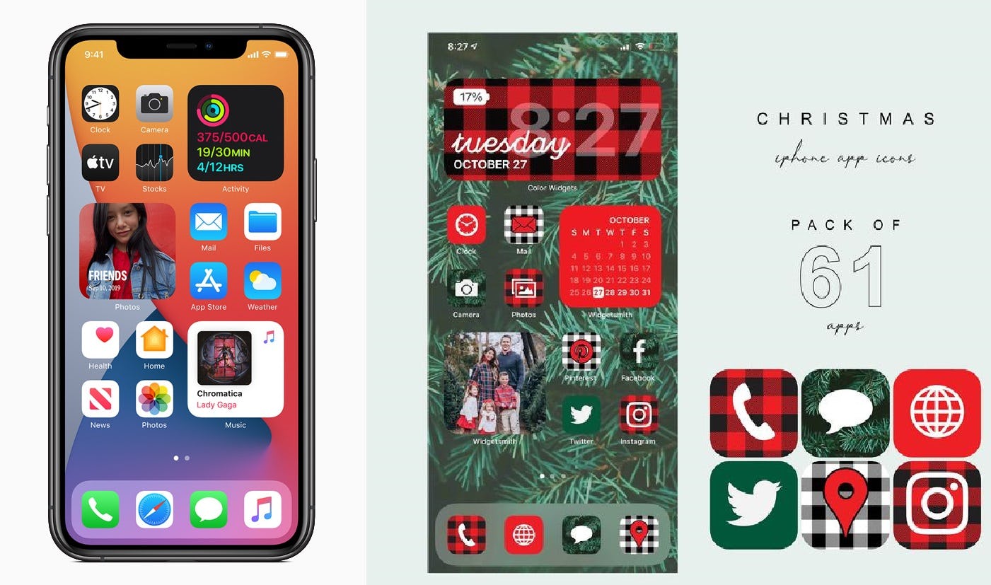 22 Holiday iOS 14 Home Screen Designs To Make You Feel Merry
