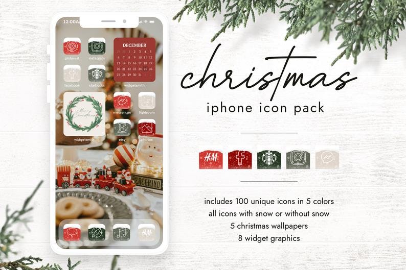 22 Holiday iOS 14 Home Screen Designs To Make You Feel Merry
