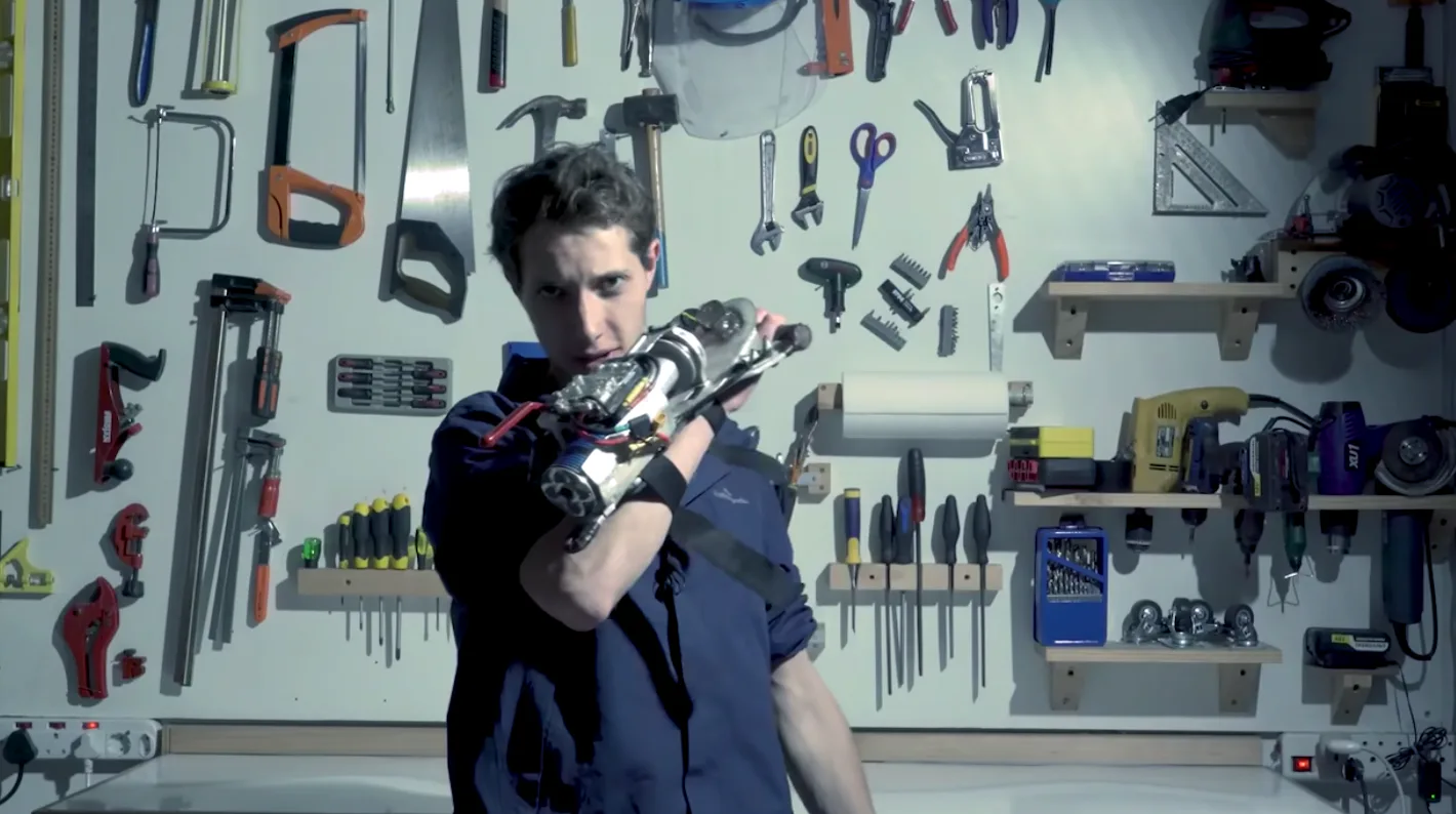 This YouTuber created a working model of Batman’s grappling gun