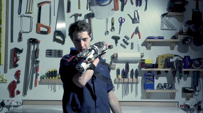 This YouTuber created a working model of Batman’s grappling gun