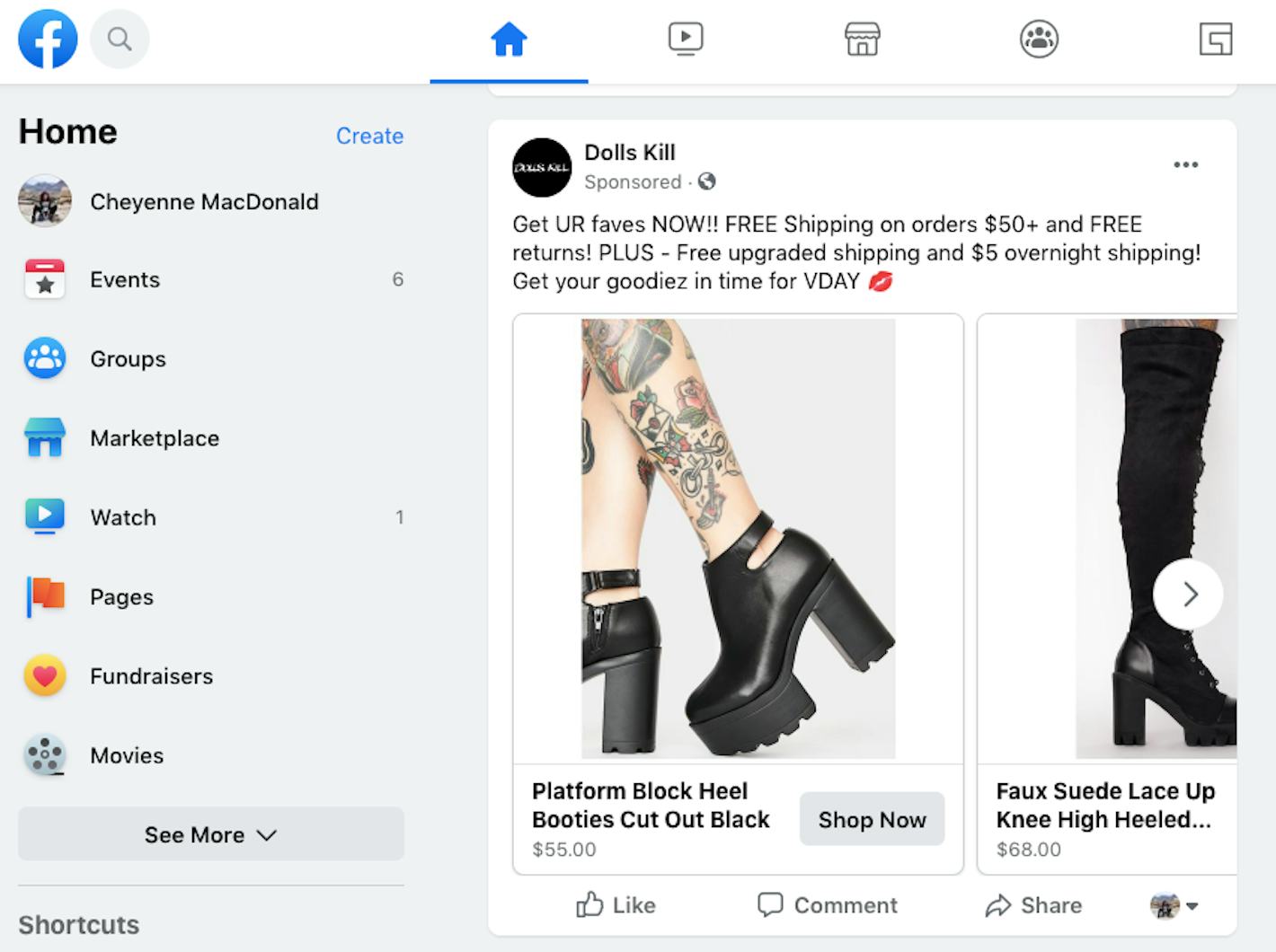 Take a look at Facebook's redesigned desktop site