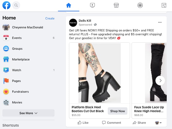 Take a look at Facebook's redesigned desktop site