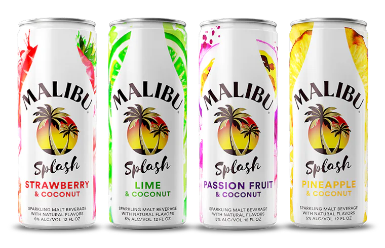 New Malibu Splash Canned Cocktails Are Basically Summer In A Can New Malibu Splash Canned Cocktails Are Basically Summer In A Can