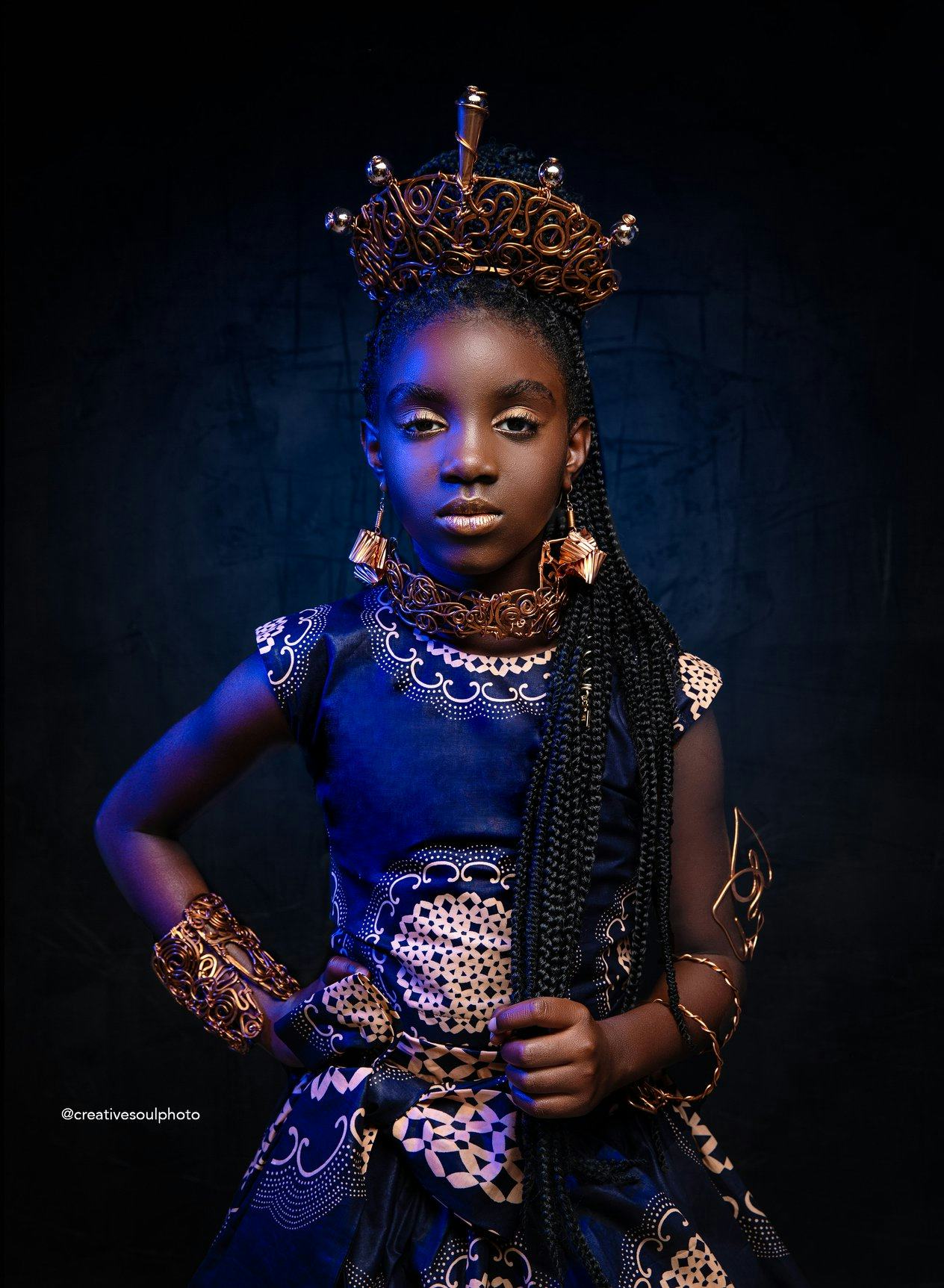 Stunning African-American Princess Photo Series Celebrates Black Girl Magic