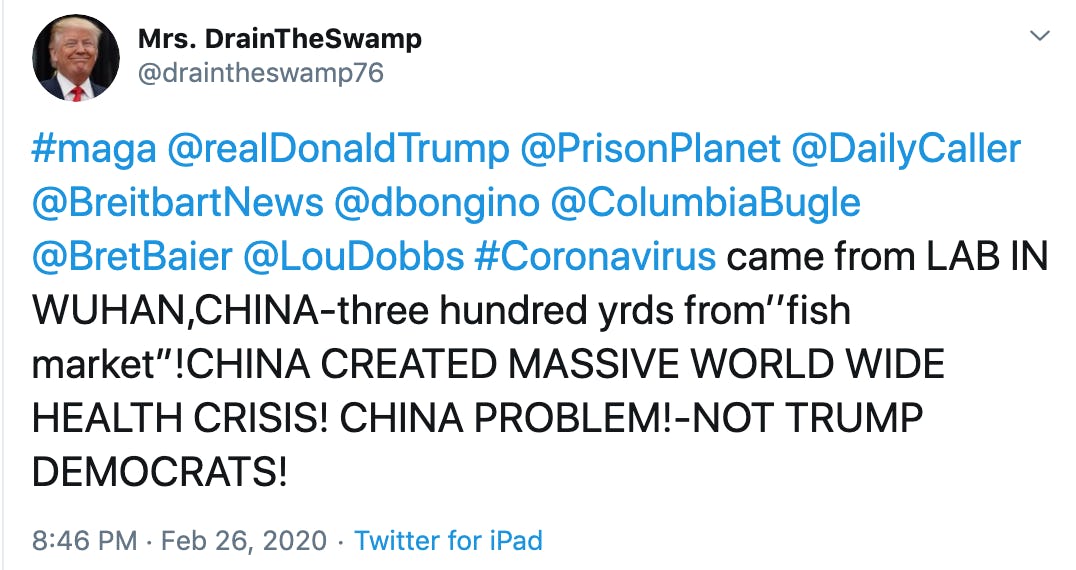 Bots are waging a coronavirus disinformation campaign on social media