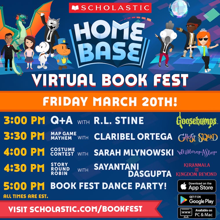 Your Kids Are Invited To A Virtual Scholastic Book Festival With R.L ...