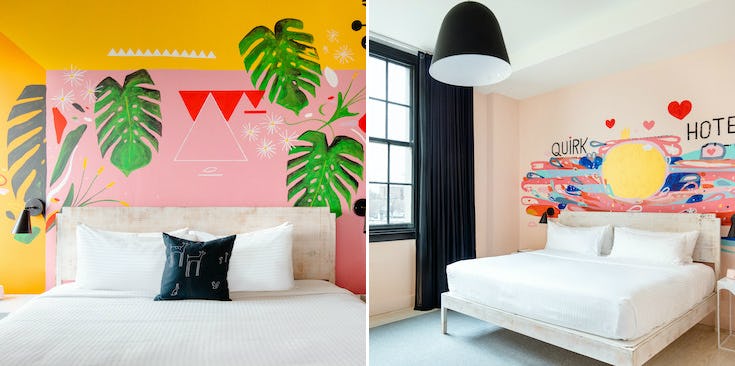 Quirk Hotel's Mural Room Project Will Make Your Next Getaway Extra Artsy