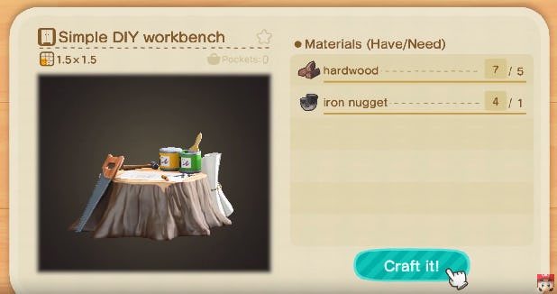 'New Horizons' build 3 houses guide: All items to craft and every ...