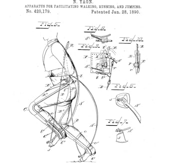 Extremely steampunk leg attachments could let humans run 46 miles per hour