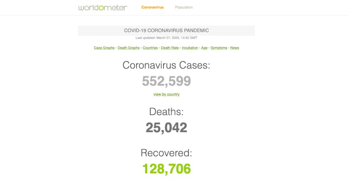 These coronavirus trackers show why it's so important to stay home
