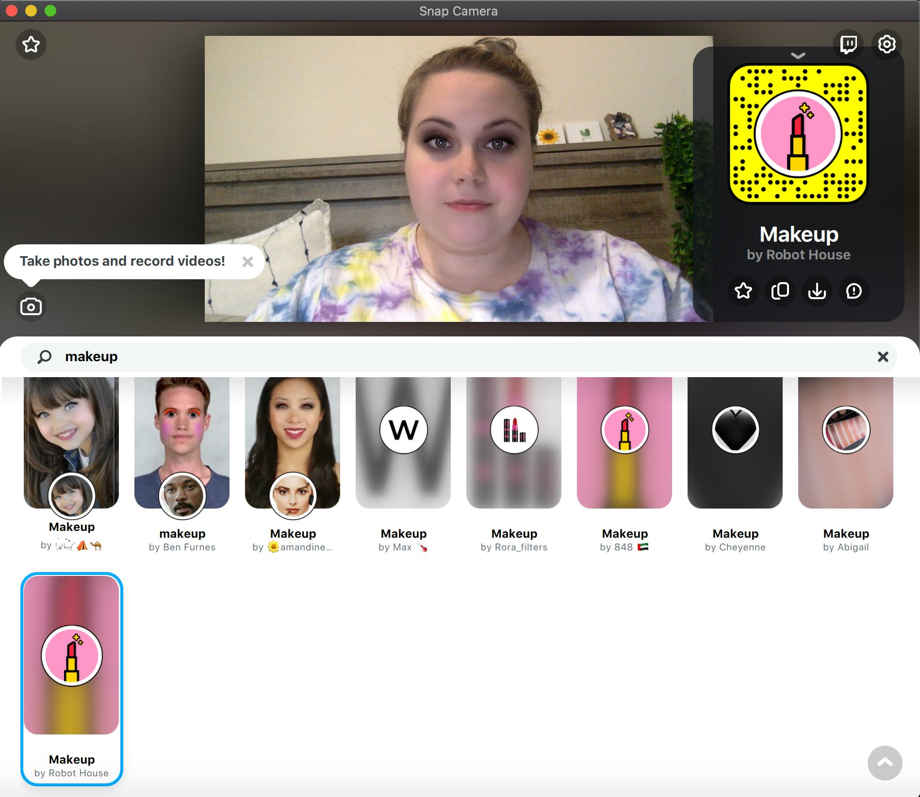 How To Find Snapchat's Snap Camera Beauty Filters To "Do" Your Makeup ...