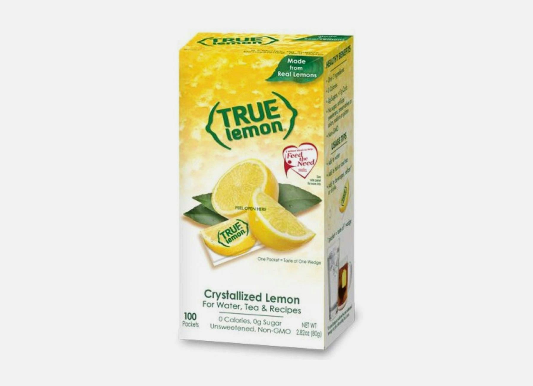 Now that I've found True Lemon packets, I have no need for regular lemons