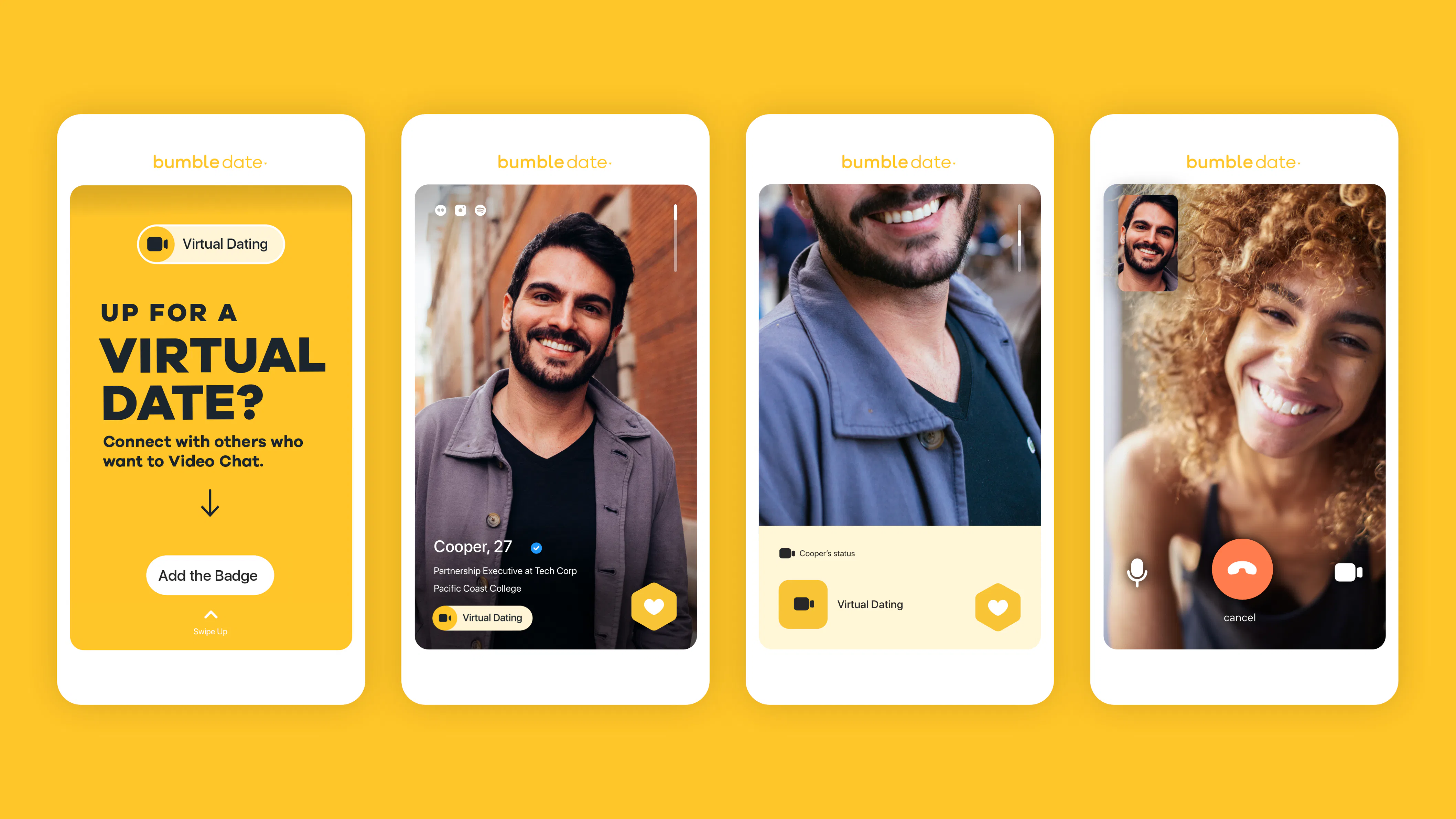 Bumble's New Virtual Dating Features Will Help You Find Your Quarantine Boo