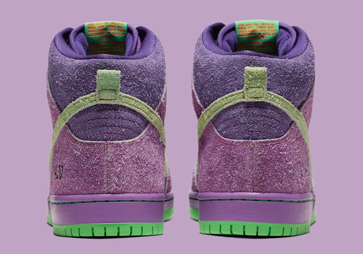 Nike SB packs a purple haze '420' Dunk High, and of course it's limited ...