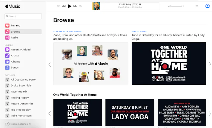 Apple Music finally works in a web browser so you can stream from anywhere