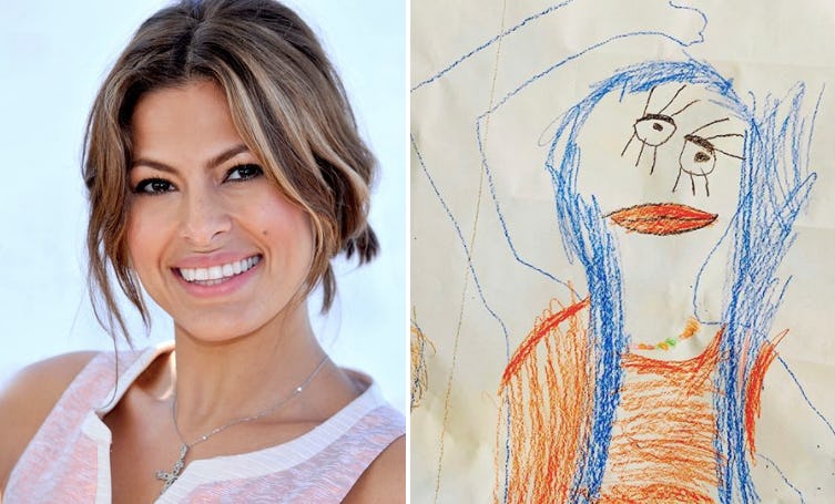 Eva Mendes' Daughter's Drawing Reveals Her Relatable Quarantine Motto