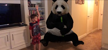 The Google AR Animal Feature Gives Your Kid A Chance To Stand With A Panda
