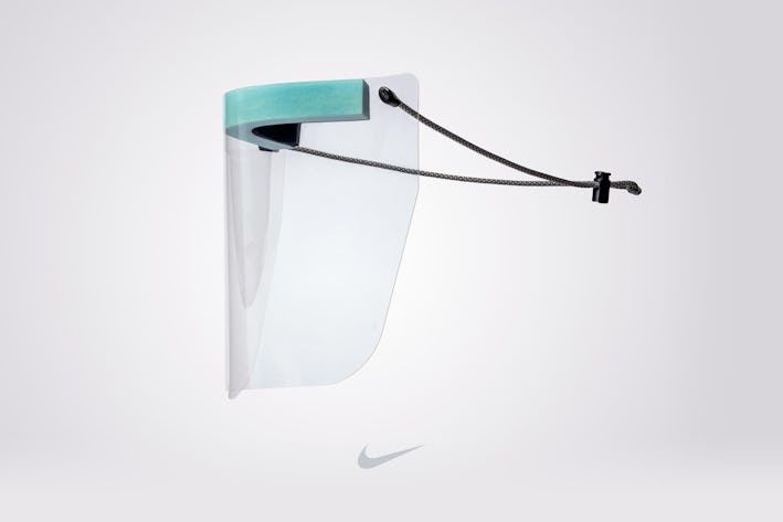 Nike shows off how it's using Air tech in face shields for healthcare ...
