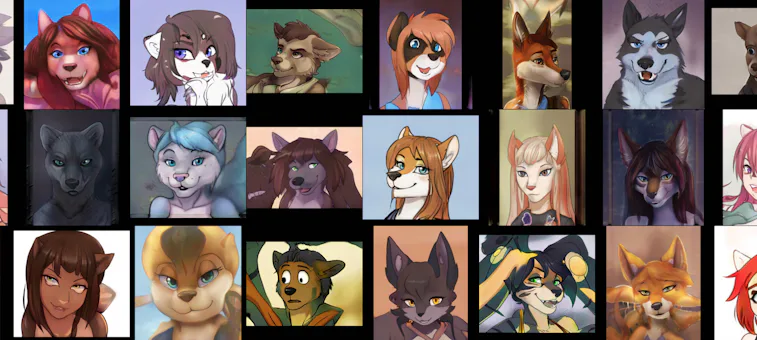 This website generates a never-ending feed of furry art