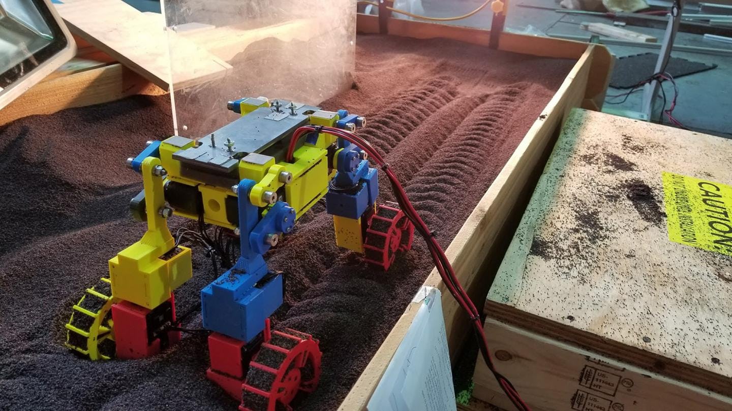 This tiny robot is getting ready for a big mission