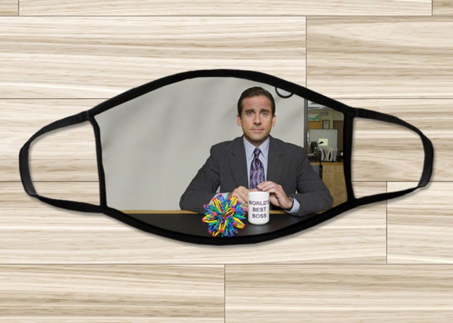 10 'The Office' Face Masks On Etsy For Social Distancing Dunder Mifflin ...